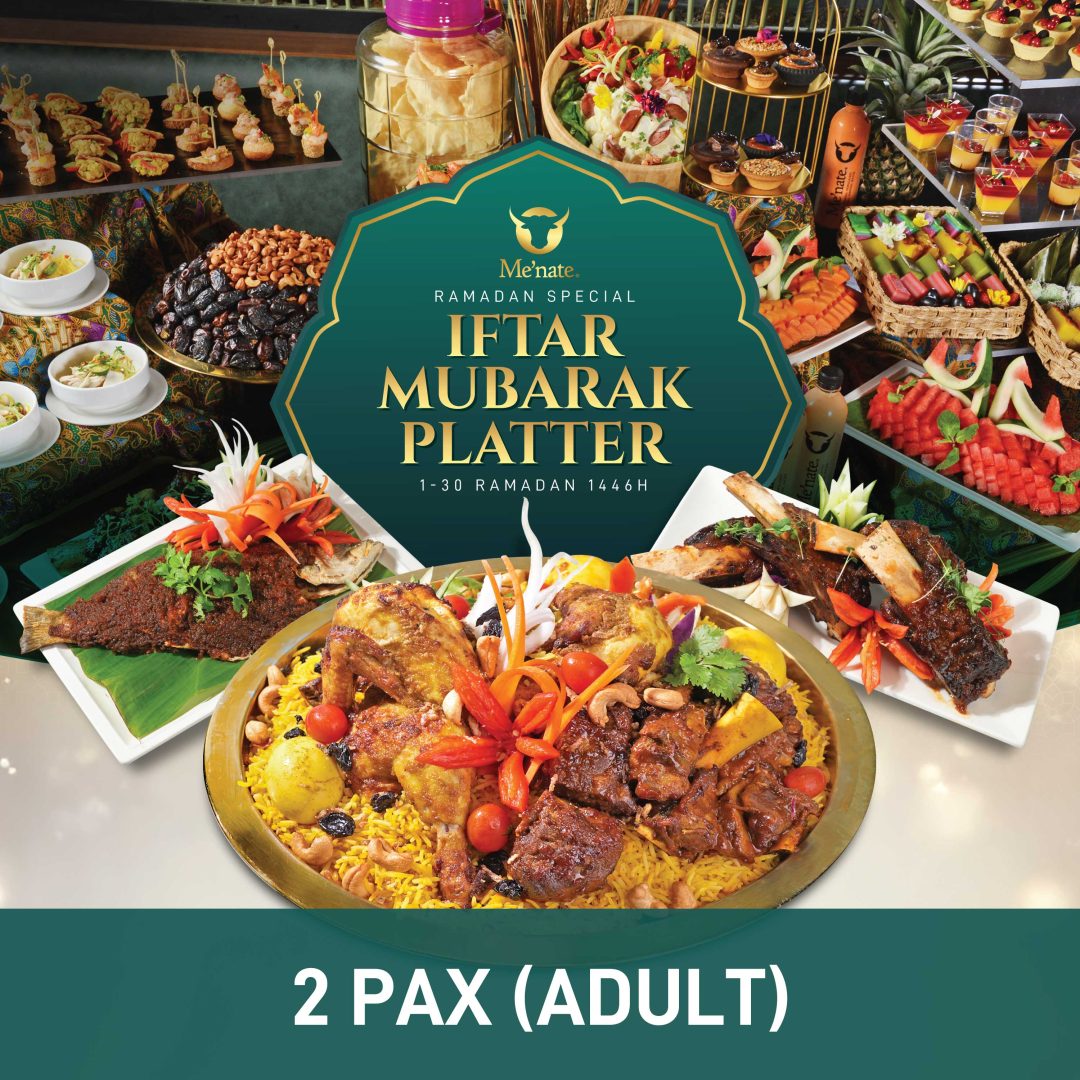 Iftar Mubarak Platter 2pax (Adult) – Ramadhan Me'nate